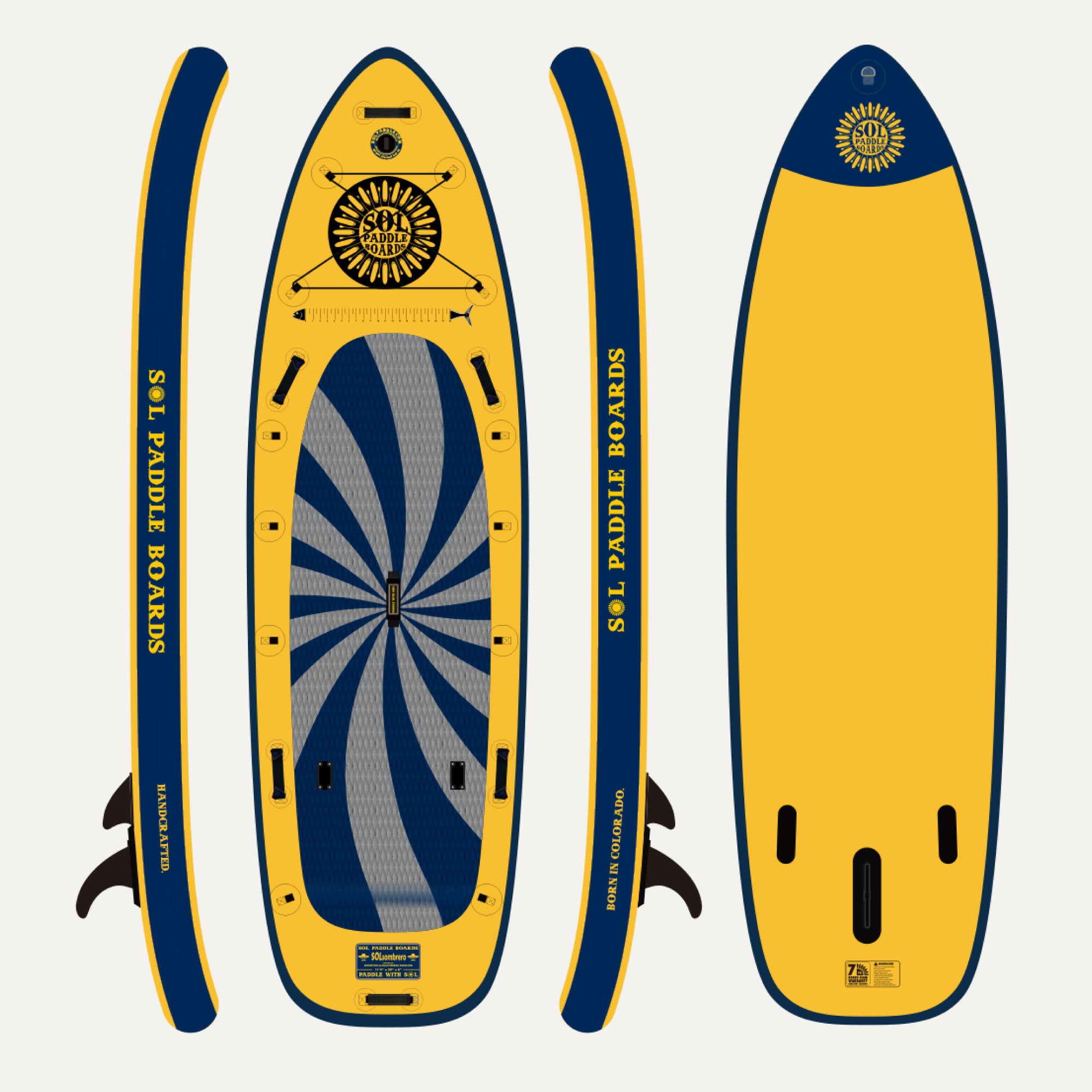 SOLsombrero Inflatable Paddle Board | Best Multi-person SUP Board | SOL ...